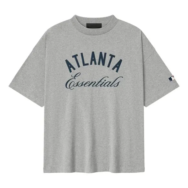 Fear Of God Braves 90s T-shirt - Concrete Heather