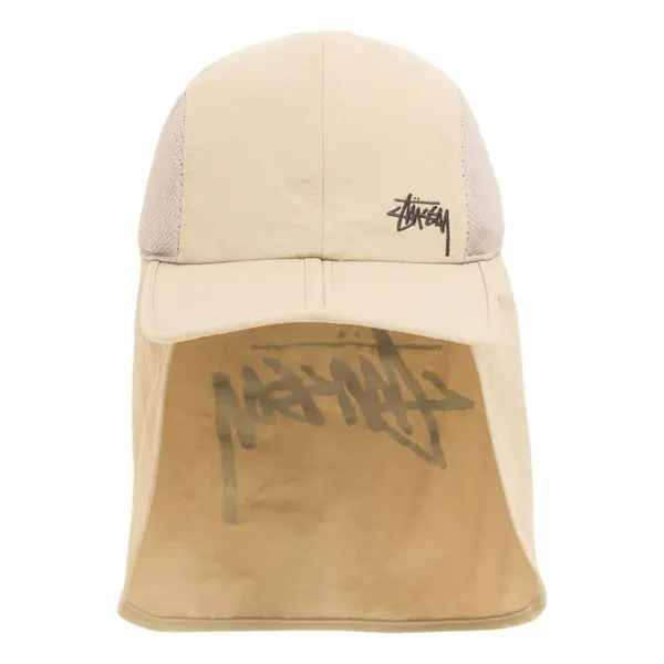 StÜssy Sun Hat With Neck Shade - Sand