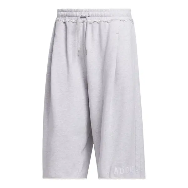 Adidas Graphic Sweatshorts - Light Grey Heather