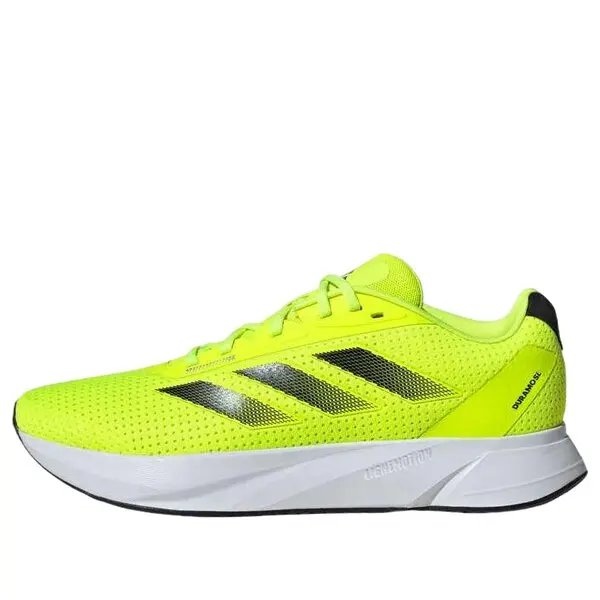 Adidas Duramo Sl Lace Up Sneakers - Lucid Lemon/core Black/halo Silver