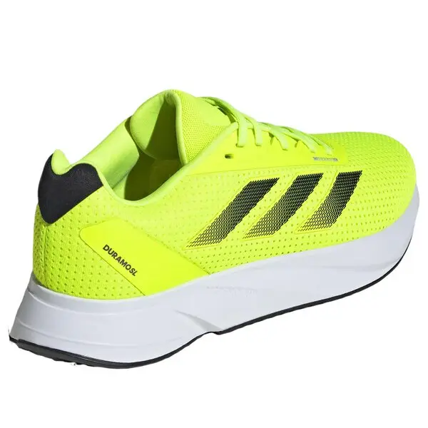 Adidas Duramo Sl Lace Up Sneakers - Lucid Lemon/core Black/halo Silver