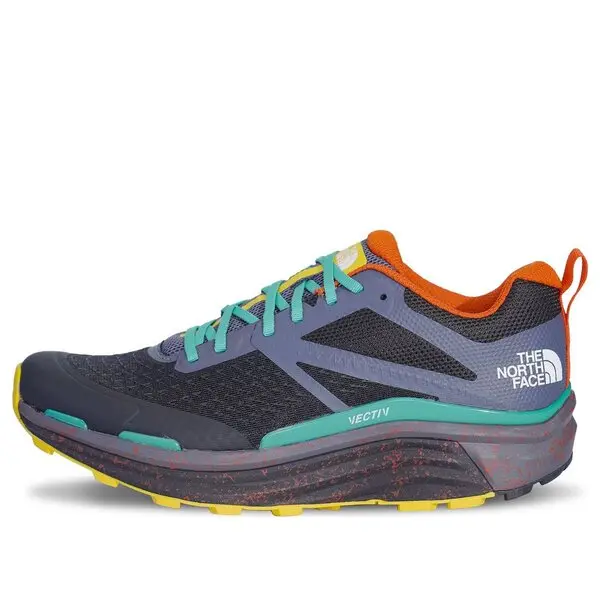 The North Face Vectiv Enduris Ii Trail Running Shoes 'black Red Teal - Black/red/yellow