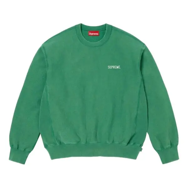Supreme Ss26 Washed Crewneck - Green