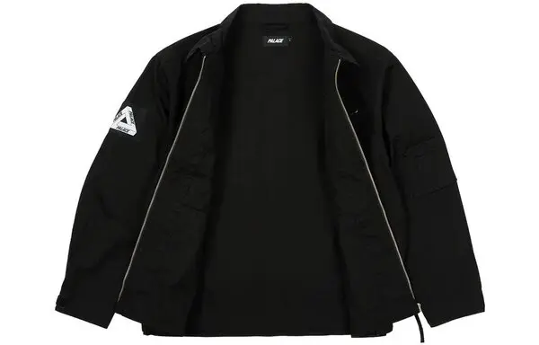 PALACE Aviator Jacket - Black/white