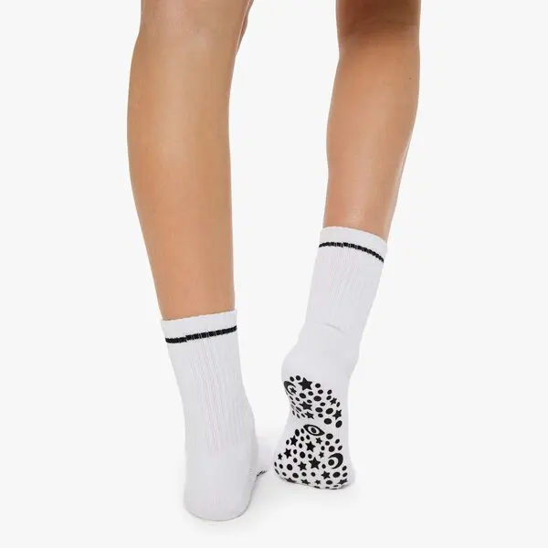 MOTHER The Mf Pilates Sock - White