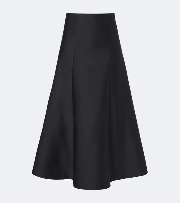 Roland Mouret Taffeta Midi Skirt