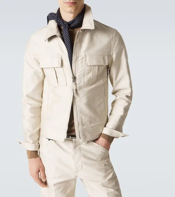 TOM FORD Cotton Satin Blouson