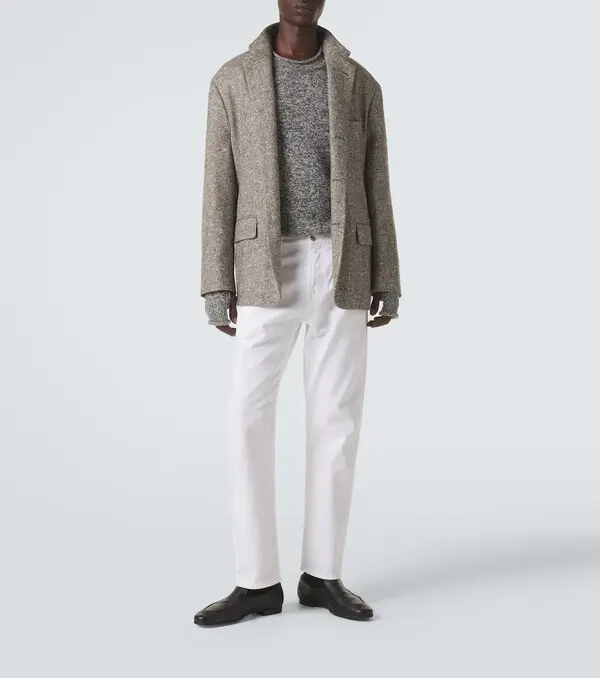 UMIT BENAN Ricky Cashmere Rollneck Sweater - Grey