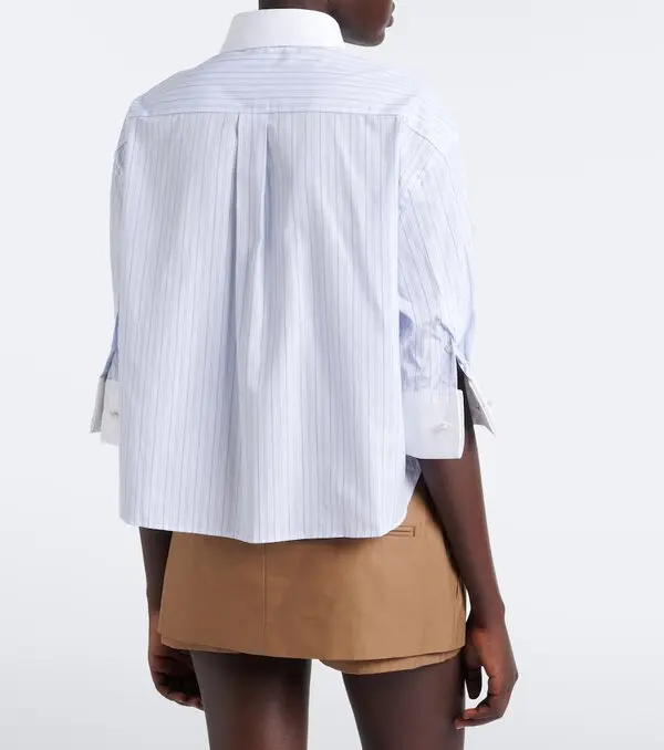 Acne Studios Striped Cotton Poplin Shirt