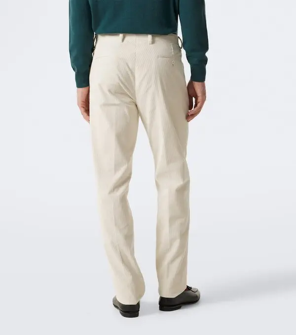 Rubinacci Modluca Cotton Corduroy Straight Pants
