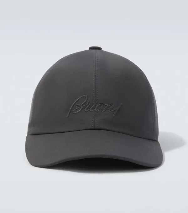 Brioni Logo Baseball Cap - Grey