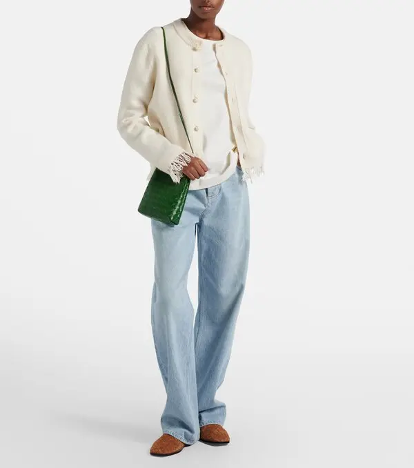 Bottega Veneta Intrecciato Suede Loafers
