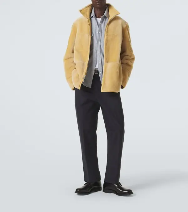 UMIT BENAN Matt Cotton-blend Straight Pants