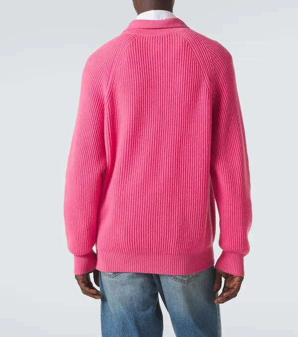 UMIT BENAN Diana Cashmere Polo Sweater