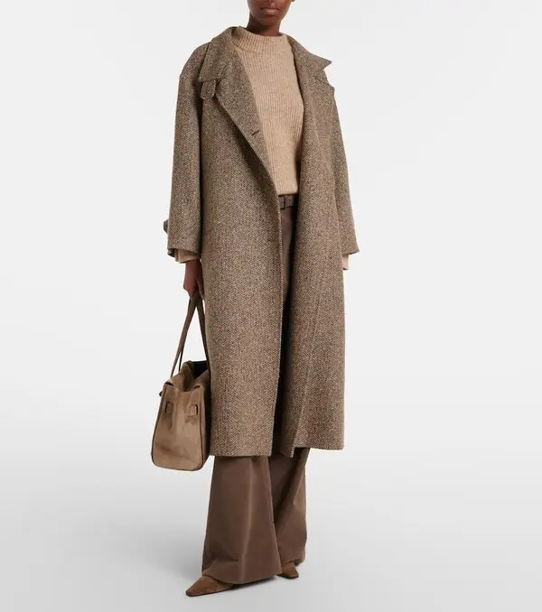 Brunello Cucinelli Medium Suede Shoulder Bag
