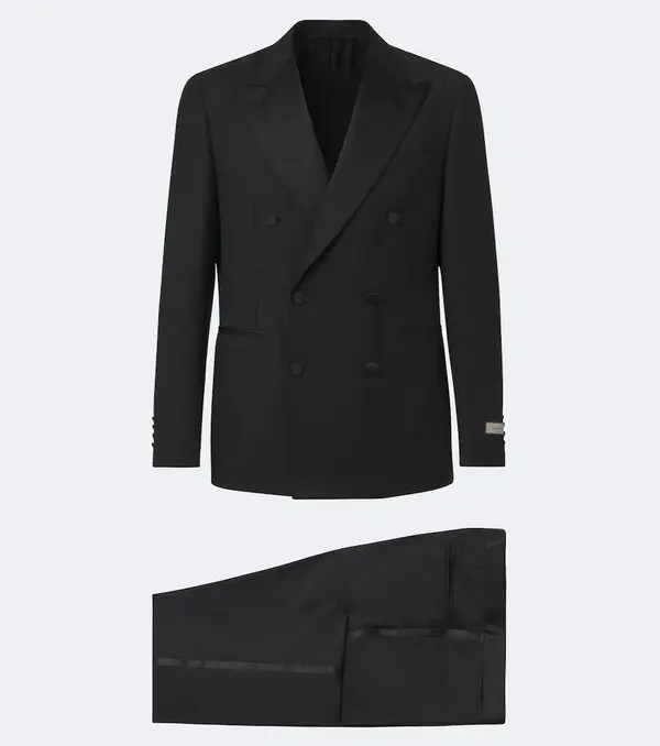 Canali Wool Suit - Black