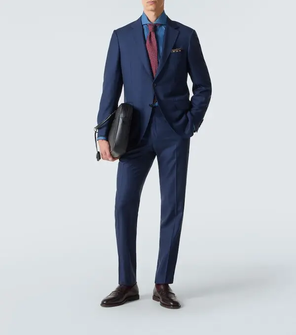 Canali Wool Suit - Blue