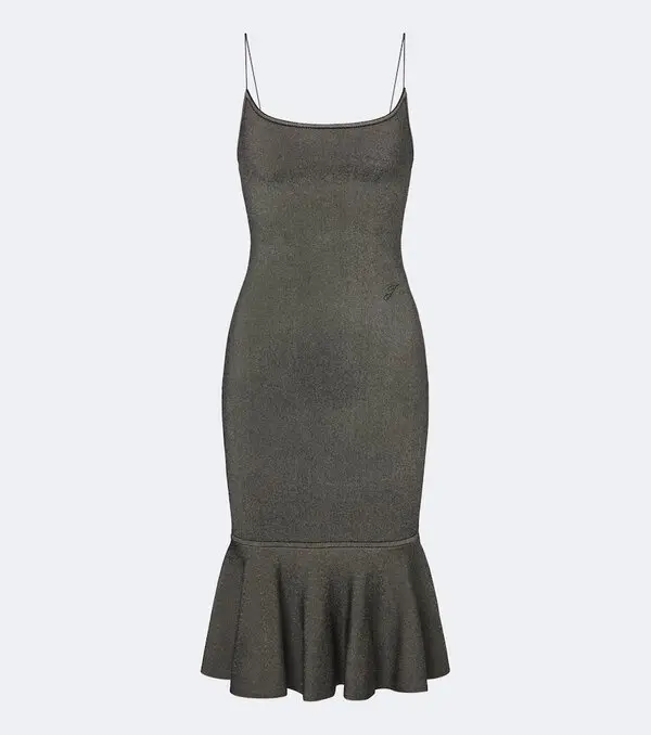 Jacquemus Pina Midi Dress - Beige