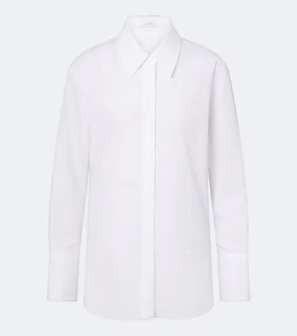 JOSEPH Nellie Cotton Poplin Shirt - White