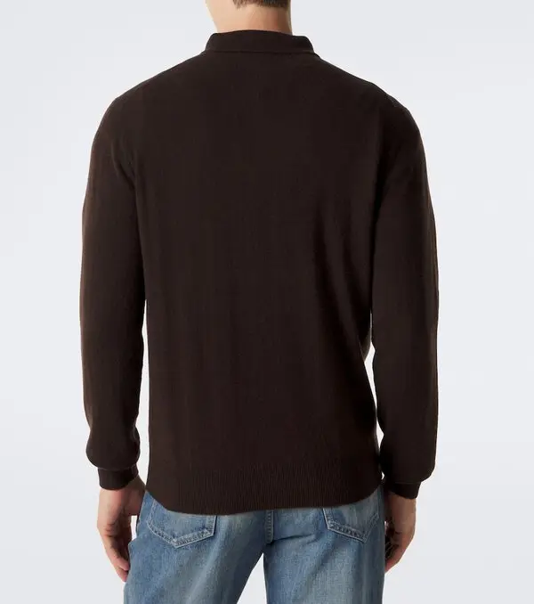 ALLUDE Cashmere Polo Sweater