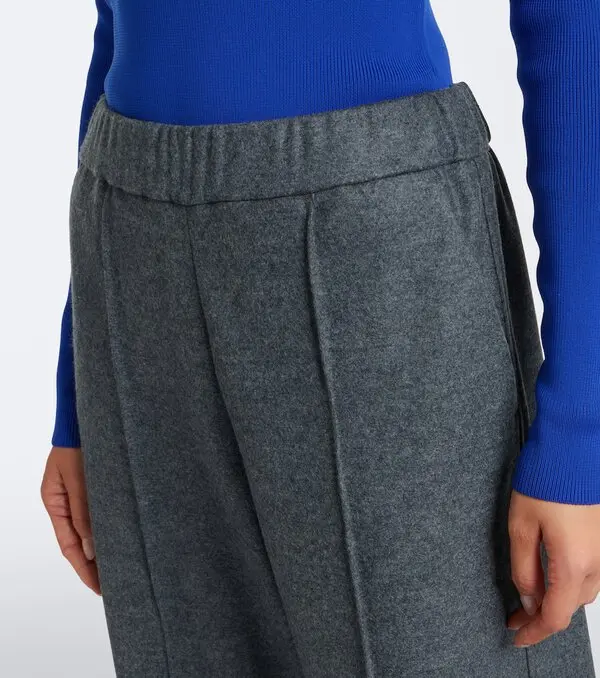 JIL SANDER Wool Wide-leg Pants
