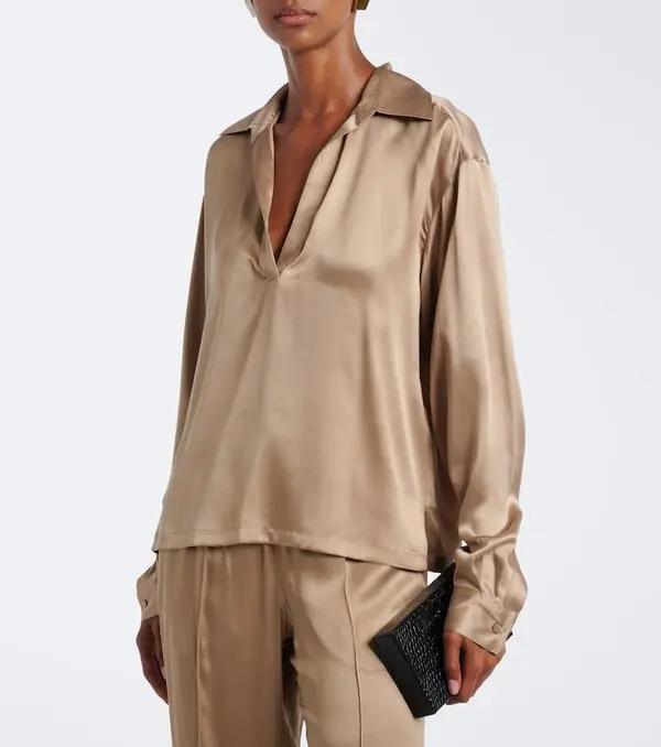 TOM FORD Silk Satin Blouse