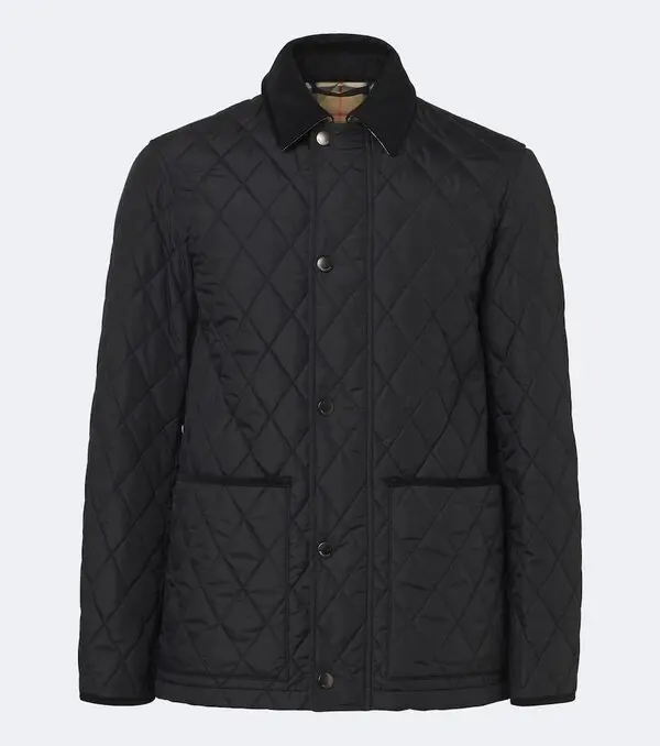 Burberry Haddington Quilted Jacket - Black