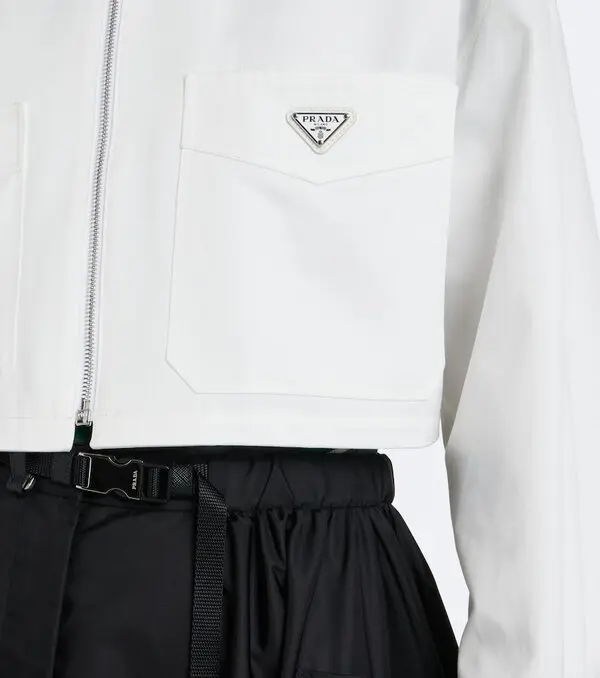 Prada Cropped Denim Jacket