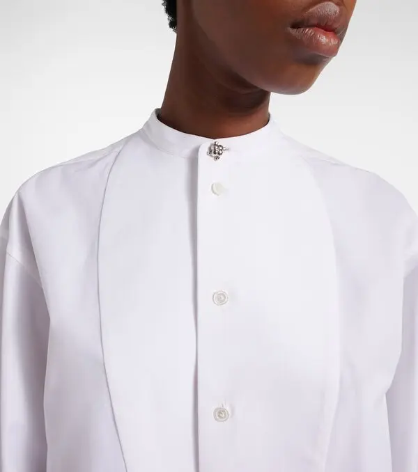Bottega Veneta Oversized Cotton Poplin Midi Dress