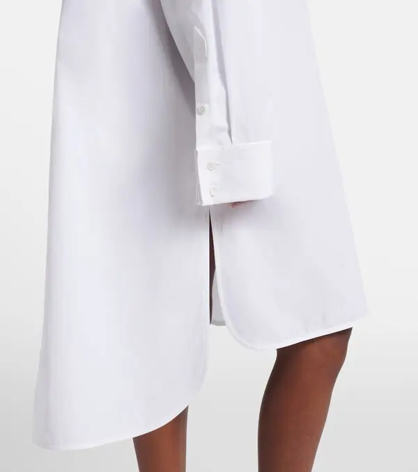 Bottega Veneta Oversized Cotton Poplin Midi Dress