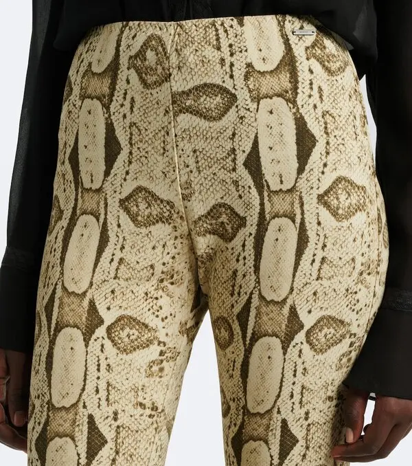 Gucci Snake-print Skinny Pants