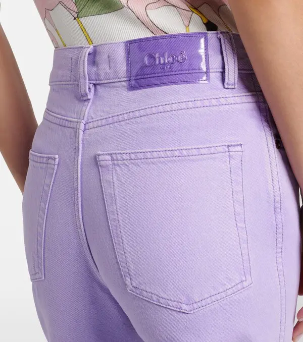 Chloé Straight Jeans - Purple