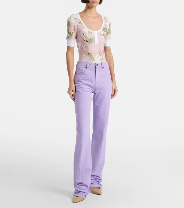 Chloé Straight Jeans - Purple