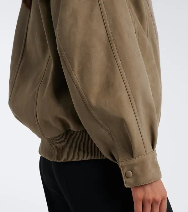 Stella McCartney Oversized Teddy-trimmed Blouson Jacket