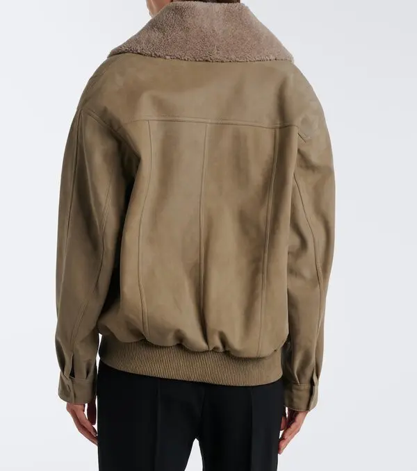 Stella McCartney Oversized Teddy-trimmed Blouson Jacket
