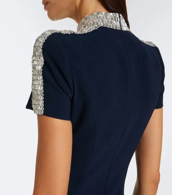 Jenny Packham Embellished Gown - Blue