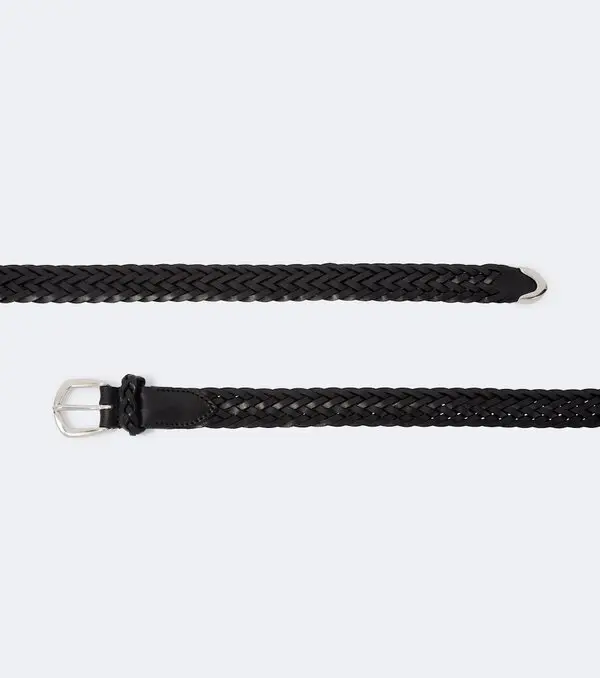 LARDINI Braided Leather Belt