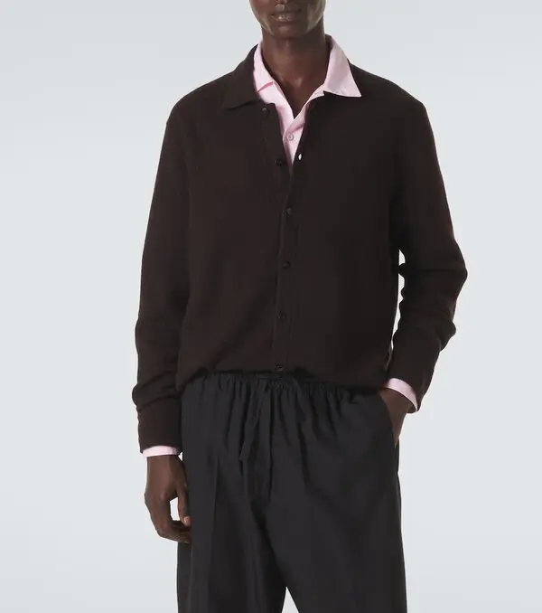 UMIT BENAN Winter Sunset Cashmere And Silk Overshirt
