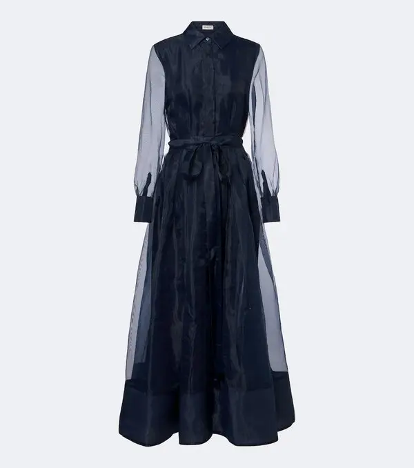 Simkhai Montgomery Shirt Dress - Blue
