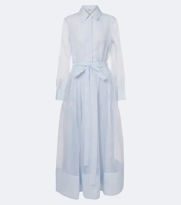 Simkhai Montgomery Shirt Dress - Blue