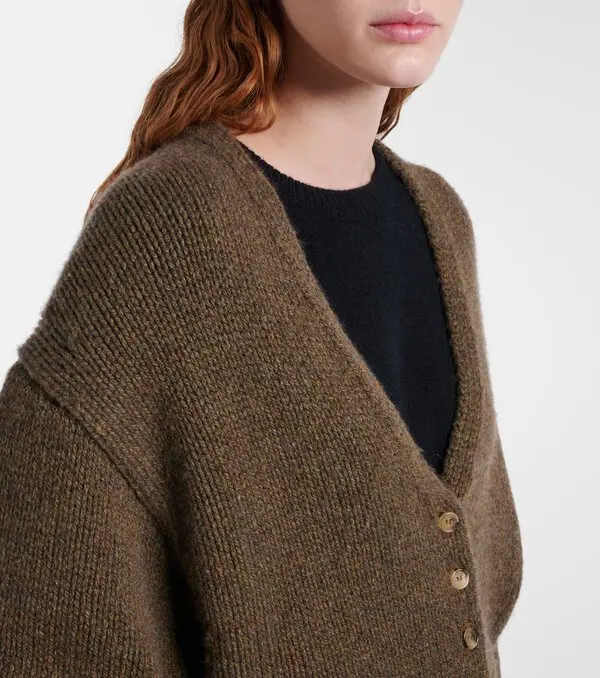 Khaite Axel Oversized Cashmere Cardigan