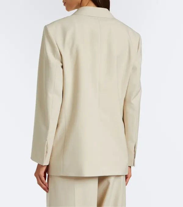 Bottega Veneta Striped Wool And Cotton Blazer