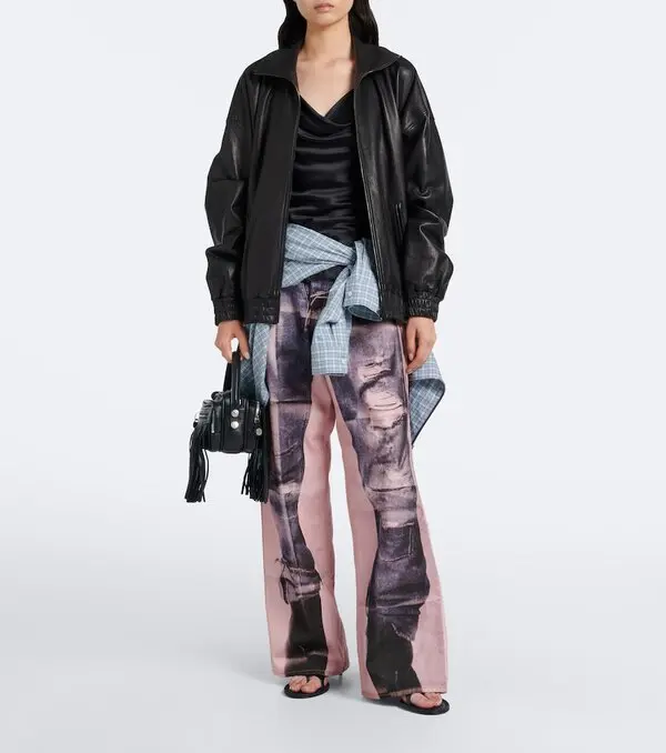 Acne Studios 1981 Trompe L'oeil Wide-leg Jeans
