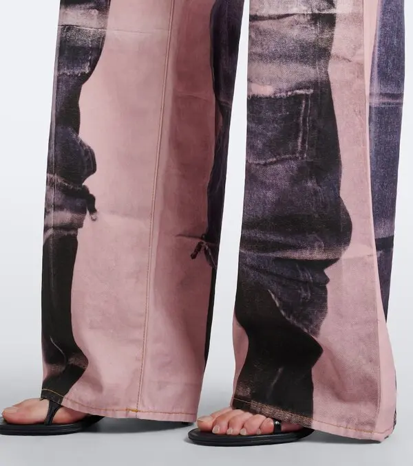 Acne Studios 1981 Trompe L'oeil Wide-leg Jeans