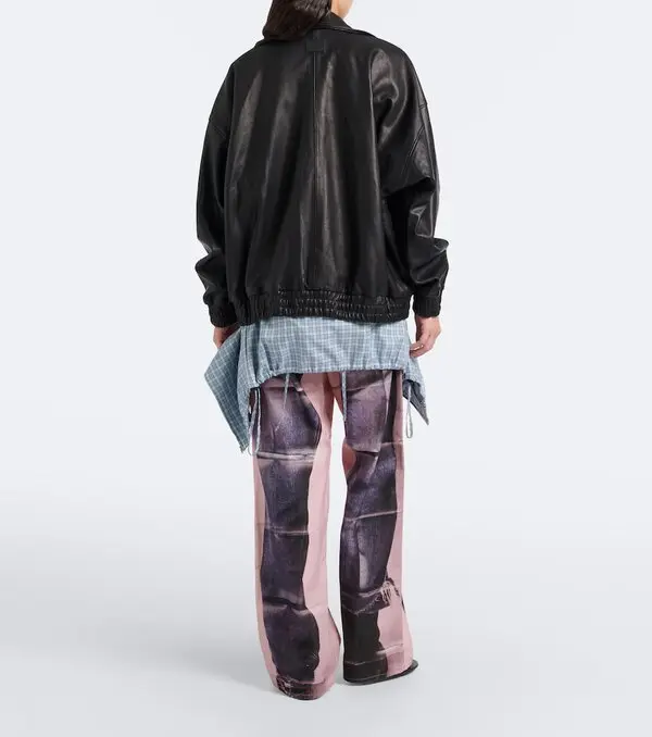 Acne Studios 1981 Trompe L'oeil Wide-leg Jeans