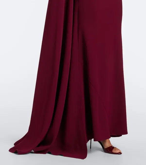Roland Mouret Embellished One-shoulder Gown