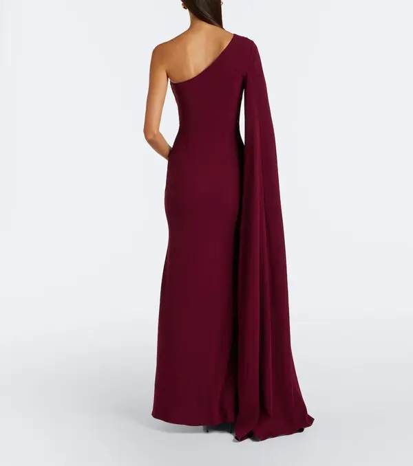 Roland Mouret Embellished One-shoulder Gown