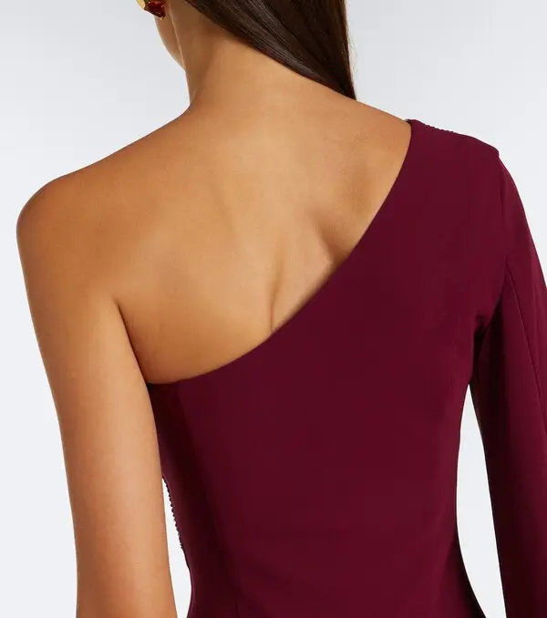 Roland Mouret Embellished One-shoulder Gown