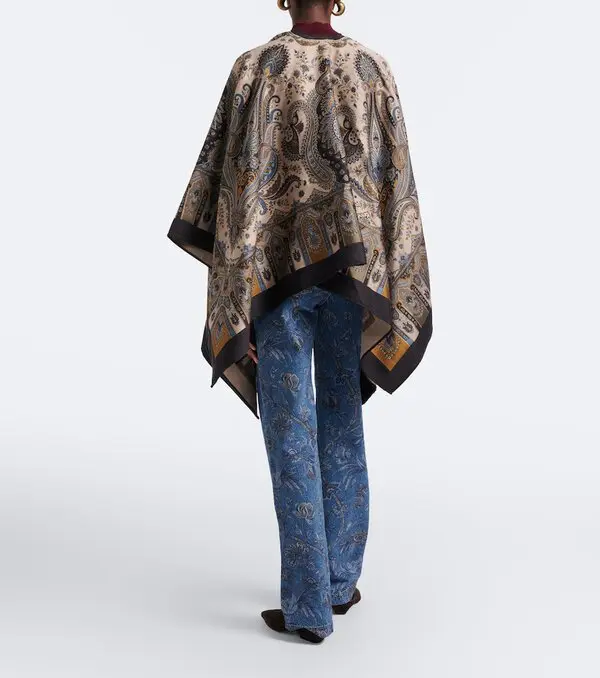 Etro Printed Wide-leg Jeans