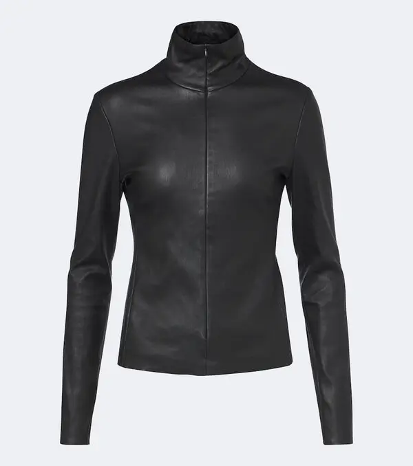 Stouls Selene Leather Jacket - Black